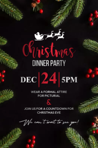 Christmas Party Layout Template | PosterMyWall