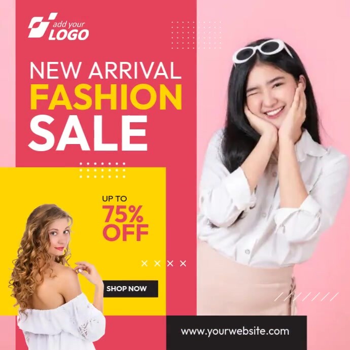 Minimal Fashion Sale Ad Template | PosterMyWall