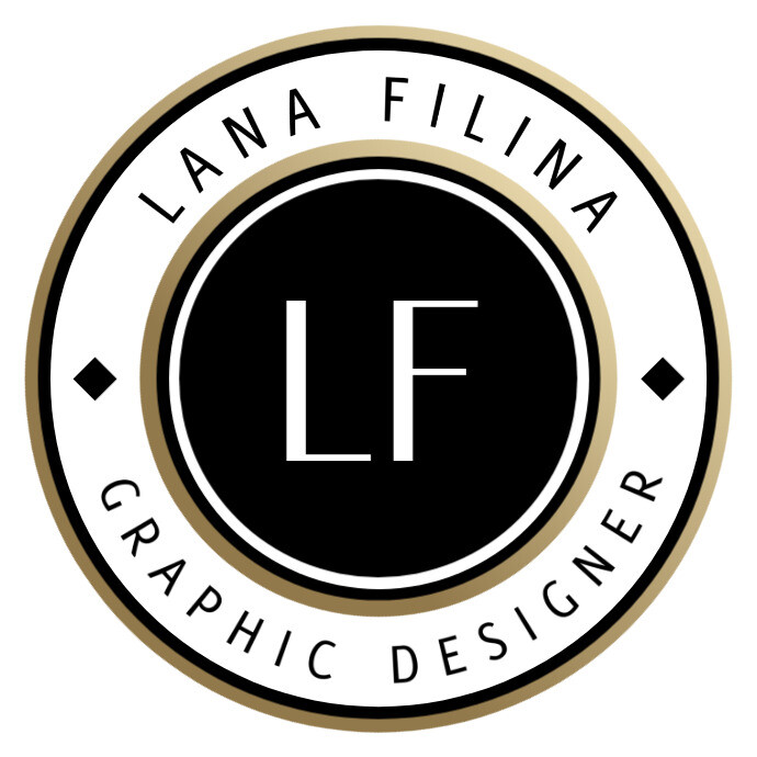 Minimal Gold Circle Transparent Logo Maker Templat | PosterMyWall