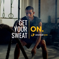 minimal gym advertisement Template | PosterMyWall