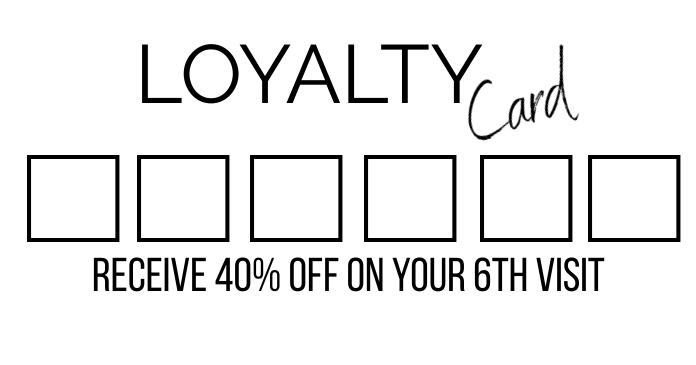 Plantilla de minimal loyalty card template design white an | PosterMyWall