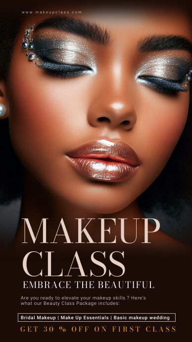 Copy of Minimal Makeup Class Instagram Ad | PosterMyWall