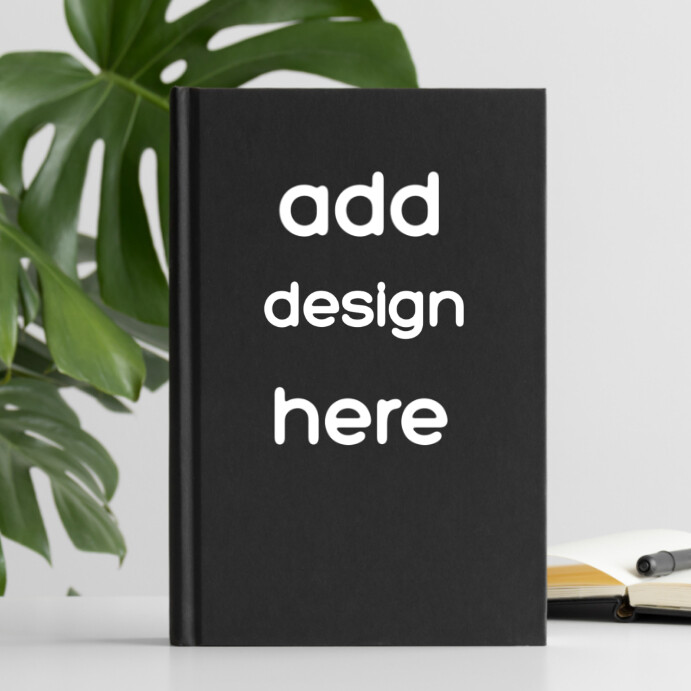 Kopie van Minimalist Black Book Cover Mockup | PosterMyWall