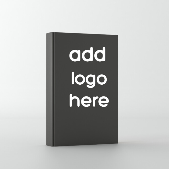 Minimalist Black Book Cover Mockup Templat | PosterMyWall