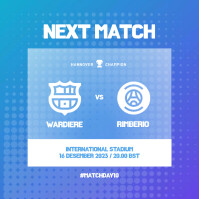 Next Match Template | PosterMyWall
