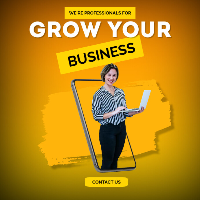 Minimalist Business Marketing Agency Template | PosterMyWall