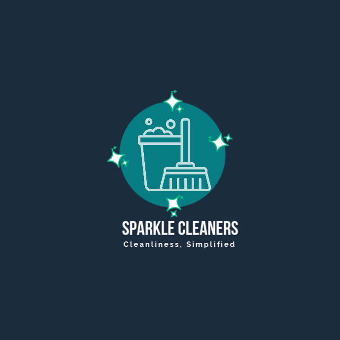 Minimalist Cleaning Service Logo Template | PosterMyWall