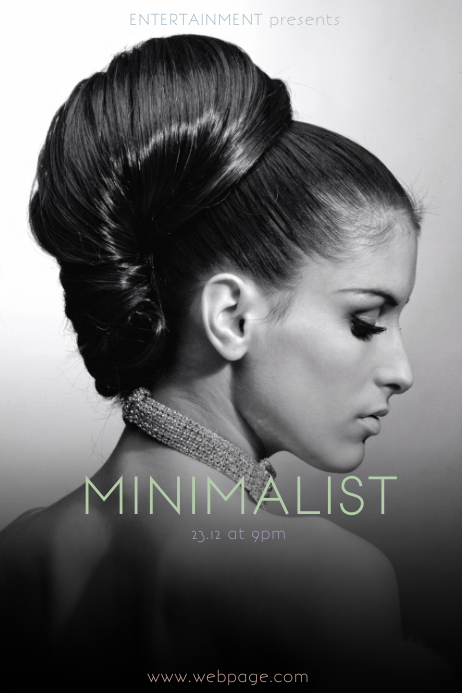 Minimalist Concert band Singer Flyer Template | PosterMyWall