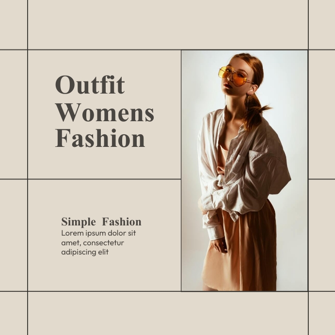 Copy of Minimalist Fashion | PosterMyWall