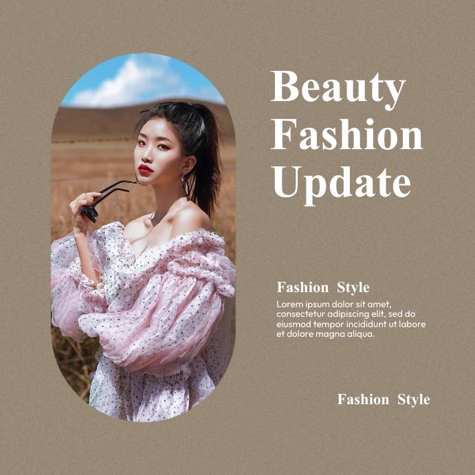 Minimalist Fashion Update Ads Template | PosterMyWall