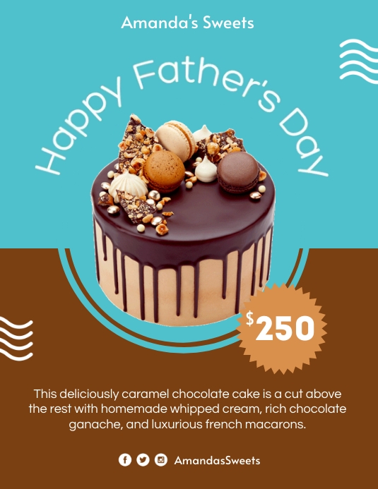 Minimalist Father's Day Product Feature Menu Template | PosterMyWall