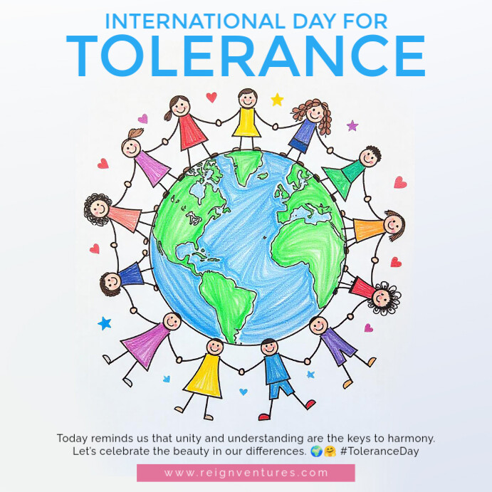 Copy of Minimalist International Day for Tolerance Instagram Post ...