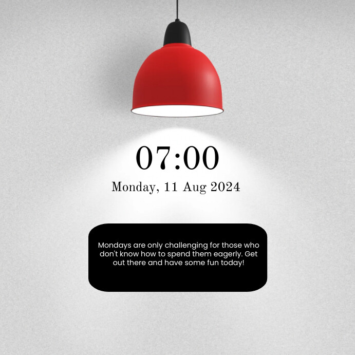 Modèle Minimalist Monday Motivation | PosterMyWall