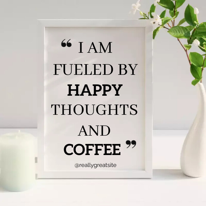 Minimalist Motivational Quotes Instagram Post Template | PosterMyWall