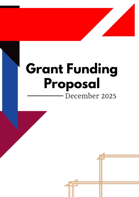 Minimalist simple Cover Proposal A4 Document Template | PosterMyWall