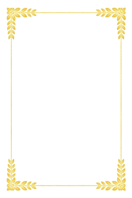 Plantilla de Minimalist Simple Gold Border Frame | PosterMyWall