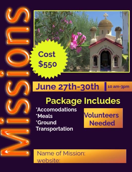 Ministry Flyer Template | PosterMyWall