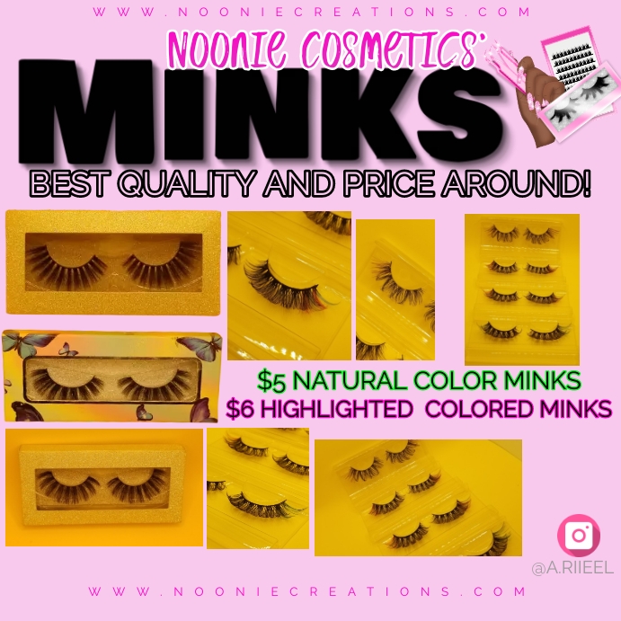 Copy of Mink lashes | PosterMyWall
