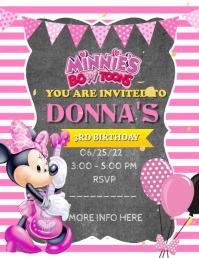 Minnie Mouse Template | PosterMyWall