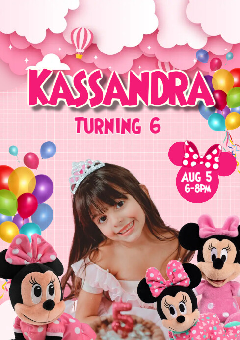 Minnie Mouse Flyers Template | PosterMyWall