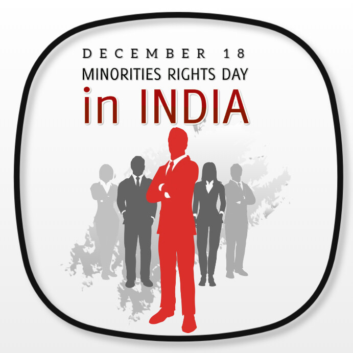 Minorities Rights Day in India Template | PosterMyWall