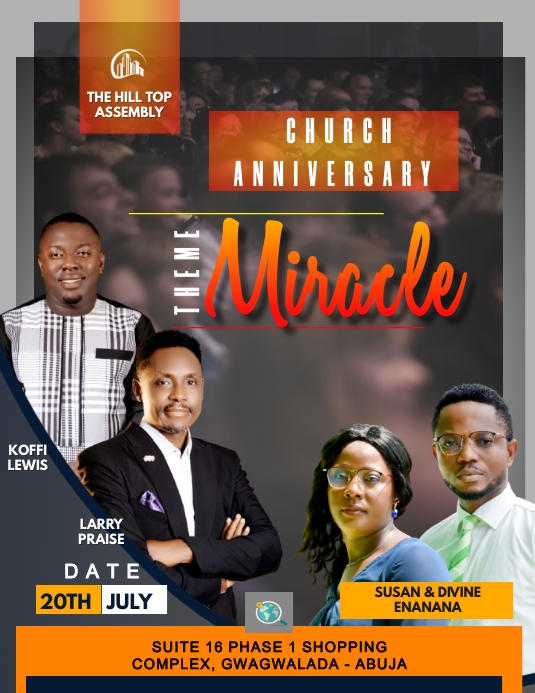 MIRACLE Template | PosterMyWall