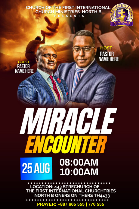 miracle encounter Template | PosterMyWall