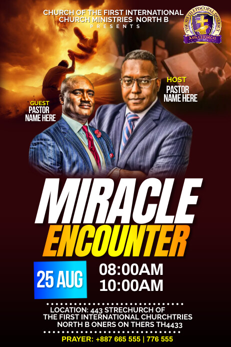 miracle encounter Template | PosterMyWall