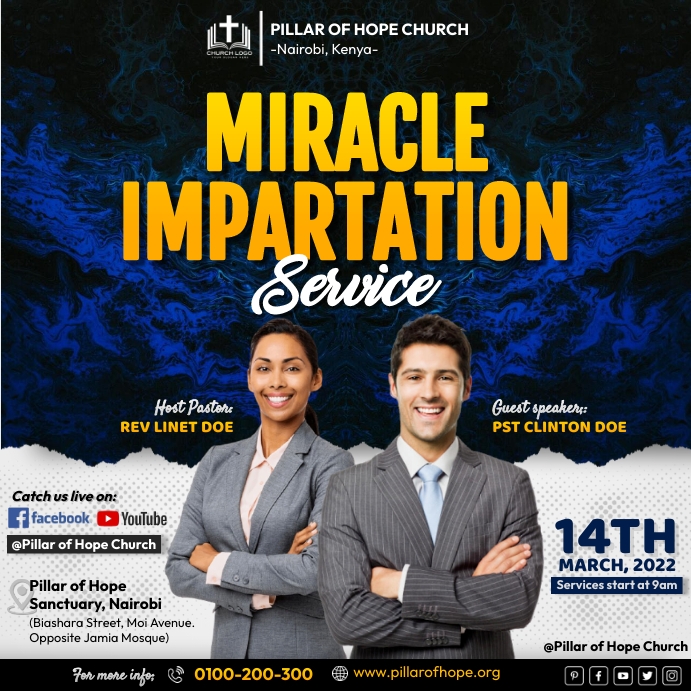 Miracle impartation Template | PosterMyWall