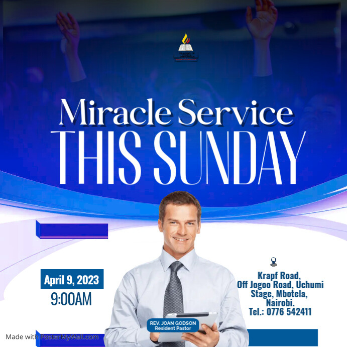 miracle service Template | PosterMyWall
