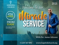 miracle service poster Template | PosterMyWall