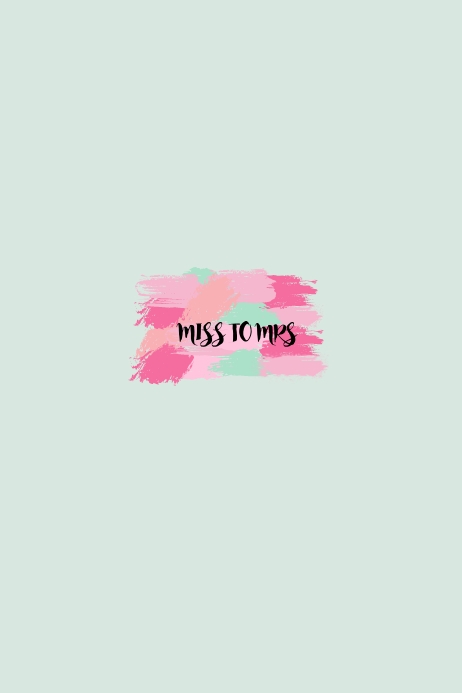 miss to mrs poster Template | PosterMyWall