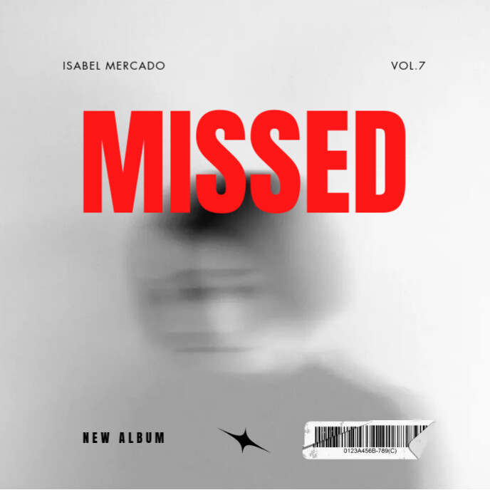 Plantilla de MISSED Album Cover | PosterMyWall