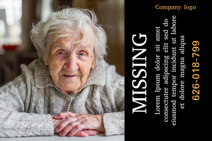 Missing person Template | PosterMyWall