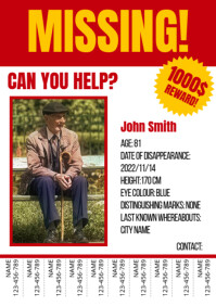 Missing Person Poster Template | PosterMyWall
