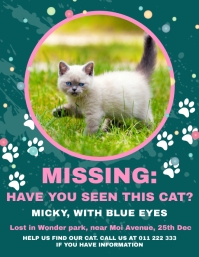 Missing Pet Template | PosterMyWall