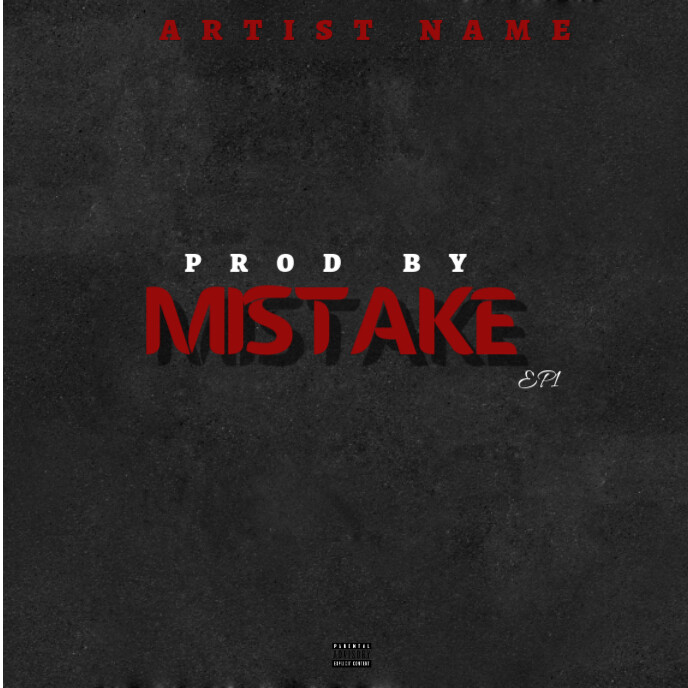 Mistake album cover Template | PosterMyWall