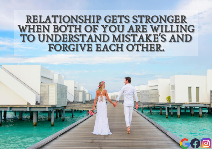 MISTAKE AND FORGIVE QUOTE TEMPLATE | PosterMyWall