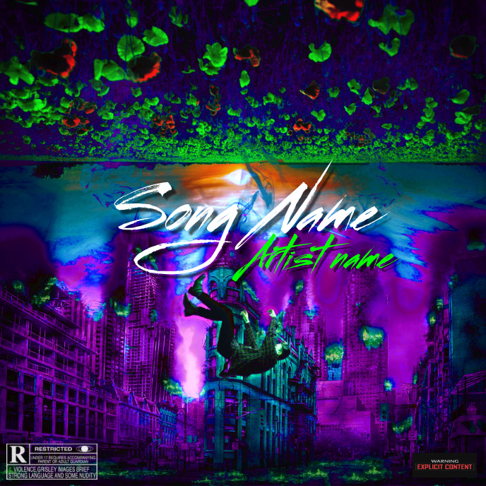 Mixtape Album Cover Art trap rap Best Template | PosterMyWall