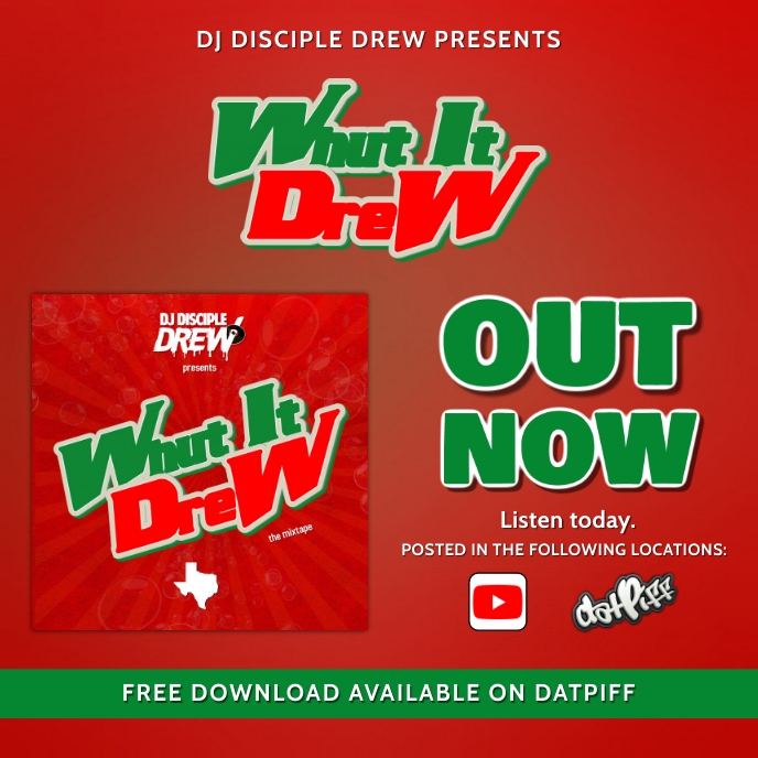 Copy of MIXTAPE ALBUM PROMO FLYER TEMPLATE | PosterMyWall