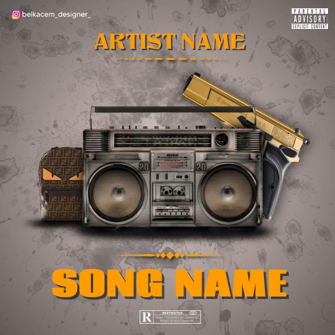 mixtape cover art album cd artwork Template | PosterMyWall