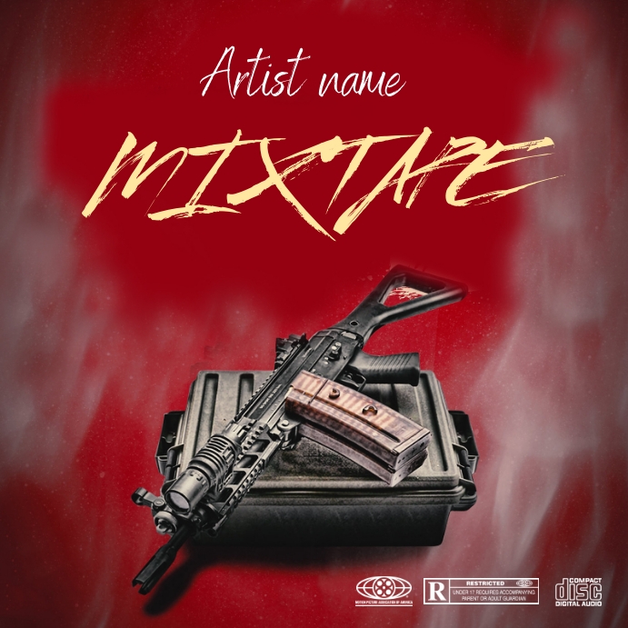 mixtape cover art album cd artwork Template | PosterMyWall
