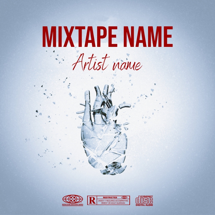 mixtape cover art album cd artwork Template | PosterMyWall