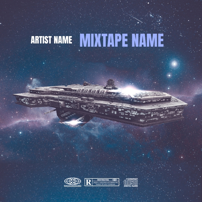 mixtape cover art album cd artwork Template | PosterMyWall