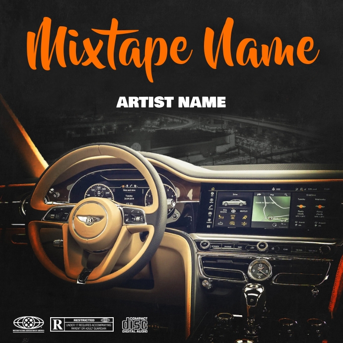 mixtape cover art album cd artwork Template | PosterMyWall