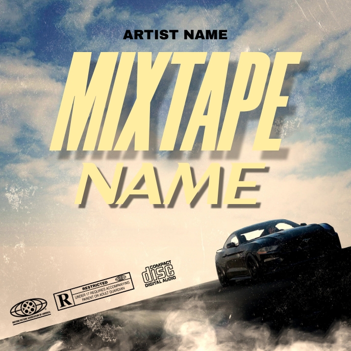 Copy Of Mixtape Cover Art Album Cd Artwork Postermywall