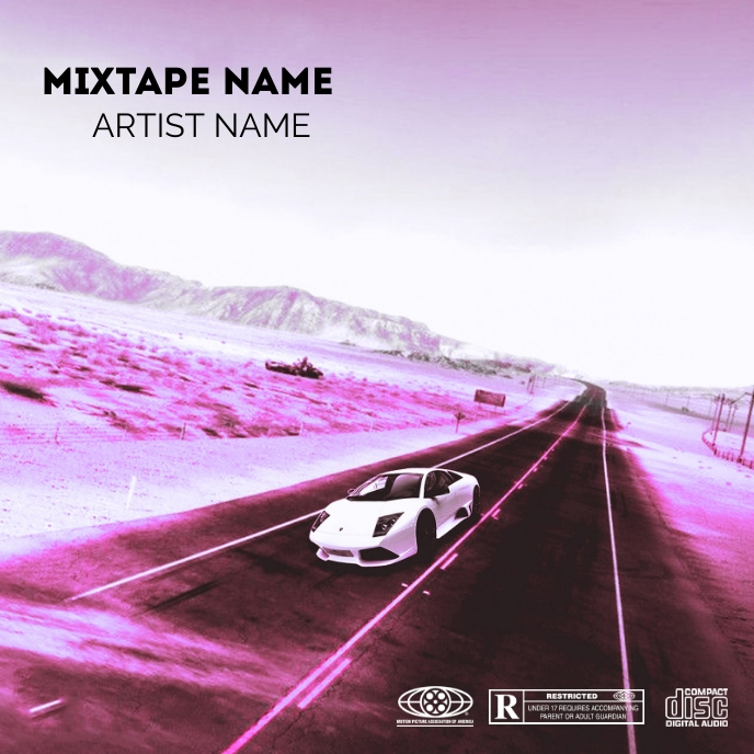 mixtape cover art album cd artwork Template | PosterMyWall