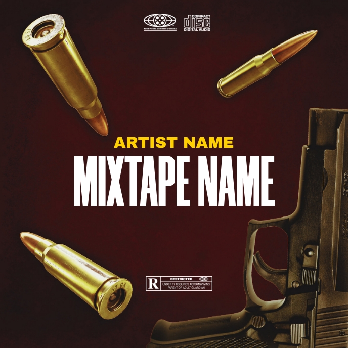 mixtape cover art album cd artwork | PosterMyWall