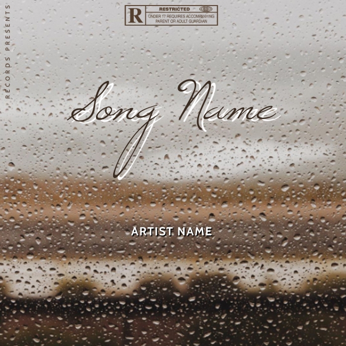 mixtape cover art design template | PosterMyWall