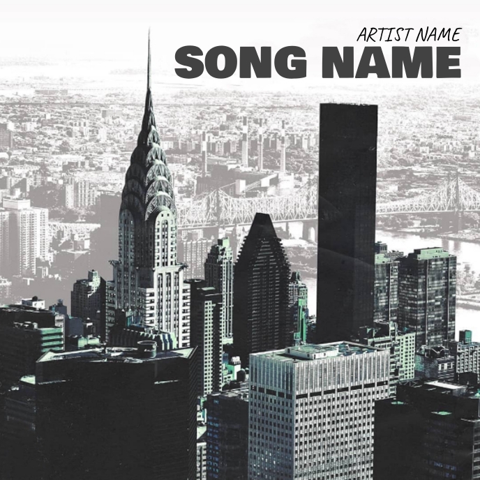 Mixtape cover art design template | PosterMyWall